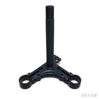 China CG125 Motorcycle Steering Stem Triple Clamp, Front Fork Bottom Yoke Steering Column Assembly for sale