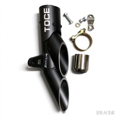 China JY-0021 Motorcycle Exhaust Muffler, Stainless Steel Silencer Aftermarket Replacement for sale