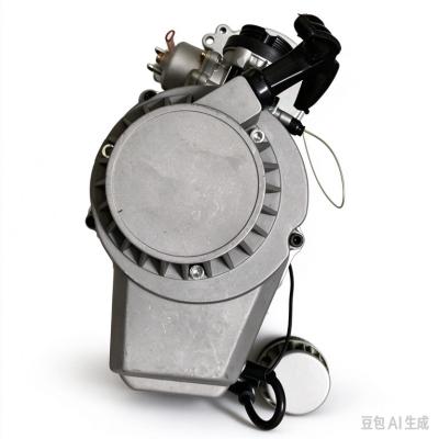 China 49CC Silver ATV Engine, 2 Stroke Air Cooled Complete Motor for Mini Quad ATV Aftermarket Replacement for sale