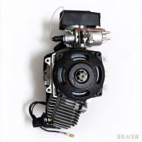 China 49CC Black ATV Engine, 2 Stroke Air Cooled Complete Motor for Mini Quad ATV Aftermarket Replacement for sale