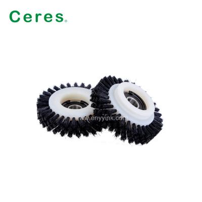China Soft Bristles Printing Machine Spare Parts Offset Roland 700 Machine Brush Wheel for sale