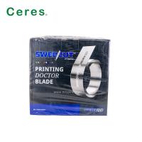 China SWEDCUT MicroNox II Stainless Steel Printing Machine Spare Parts 40*0.2mm Doctor Blades for sale