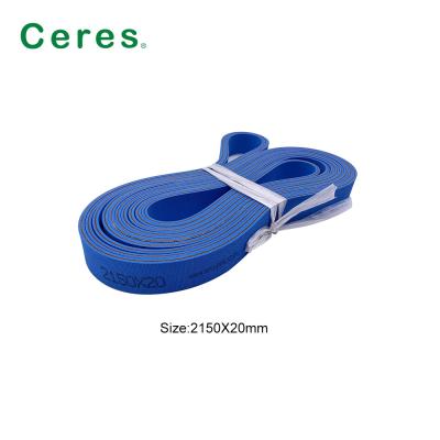 China Rubber Printing Machine Spare Parts Folder Gluer Belts Anti Static for sale