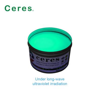 China 800nm Ceres Uv Invisible Ink Colorless To Green Normal Dry for sale