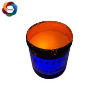 China Security Screen Printing Ink Invisible Red To Orange Bright Color for sale