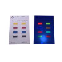 China Security Screen Printing Ink Invisible Red To Orange Bright Color for sale