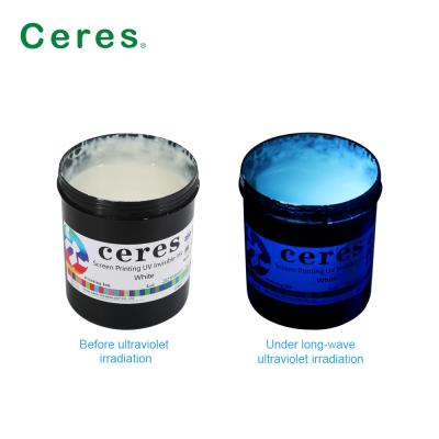China Screen Printing Uv Invisible Ink Colorless To White Normal Dry for sale