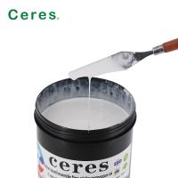 China 80 Degree Security Printing Ink Water Based Flexo Printing Irreversible Colorless To Blue Temperature Change Ink for sale