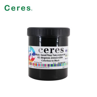 China Thermochromic Irreversible Temperature Sensitive Ink Colorless To Black for sale