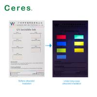 China UV INVISIBLE INK FOR ALL SECURITY CERTIFICATES COLORLESS TO BLUE COLOR BY OFFSET PRESS for sale