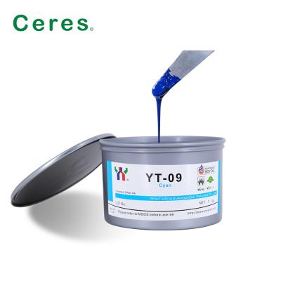 China High Gloss Eco Friendly Ink Offset 1Kg Can Paper Printing Ink for sale