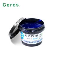 China Ceres Offset Uv Printing Ink CMYK Plastic PVC Fast Drying High Gloss for sale
