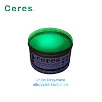 China Colorless Grass Green Invisible UV Offset Ink Printing Normal Dry Solvent Based Ink for sale