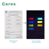 China Colorless Grass Green Invisible UV Offset Ink Printing Normal Dry Solvent Based Ink for sale