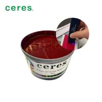 China Offset Magnetic Printing Ink Red Color 1Kg / Can Normal Dry for sale