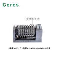 China Backward 8 Digits Leibinger Numbering Machine Parts 3/16'' Gothic for sale