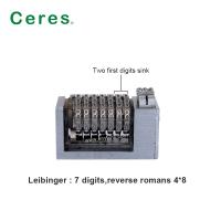 China Backward 7 Digits Leibinger Numbering Machine Parts Last Two Digits Sinkable for sale