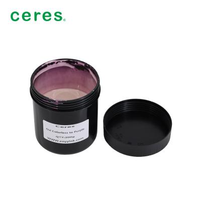 China Screen Printing Magnetic Optical Varible Ink Colorless To Purple for sale