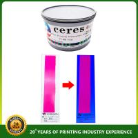 China UV Offset Ink with No Crust in 28-30 Days Granula Size Less Than 5 Micron and 185~220°C Transfer Temperature for sale