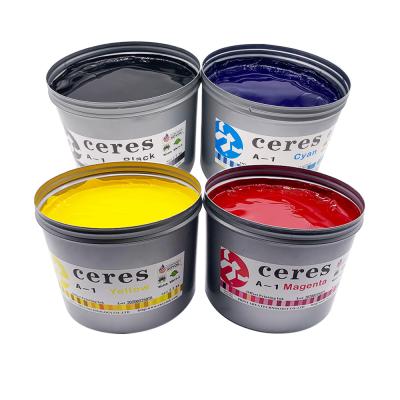 China ISO9001 Certified EN71-3 Conforming Soybean Offset Printing Ink with 36 Months Shelf Time for sale