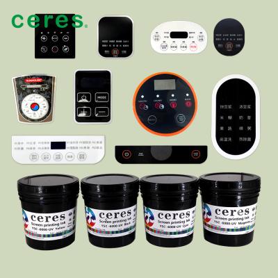 China High Opacity UV Screen Printing Ink with High Flexibility and Fast Drying for Touchscreen Films for sale