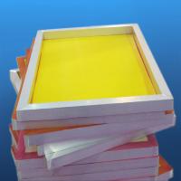 China Yellow Min 20N Polyester Mesh Cloth 50m Length Printing Bolting Silk Screen Cloth for sale
