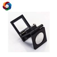 China Linen Tester 15x LED Folding Magnifying Glass Scale Metal 2 Button Cells for sale