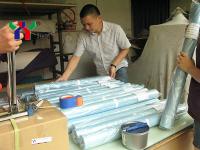 China Roland Wet Dry Offset Printing Material 1250mm Non Woven Fabrics for sale