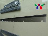 China 11 Holes Rubber Heidelberg Wash Up Blades SM102 Offset Printing Machine Parts for sale