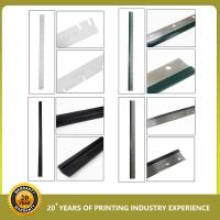 China 11 Holes Rubber Heidelberg Wash Up Blades SM102 Offset Printing Machine Parts for sale