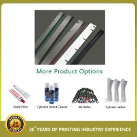 China 11 Holes Rubber Heidelberg Wash Up Blades SM102 Offset Printing Machine Parts for sale