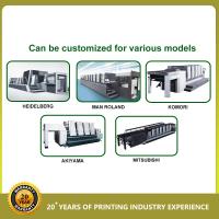 China 11 Holes Rubber Heidelberg Wash Up Blades SM102 Offset Printing Machine Parts for sale