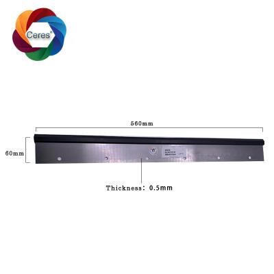 China GTO52 Printing Machine Spare Parts 56cm X 60cm 6 Holes Wash Up Blade for sale
