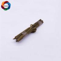 China 2mm 200mm Nylon Coated Double Loop Wire 115mm Length Metal Wall Hook for sale