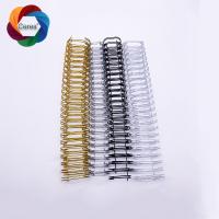 China 2 To 1 Spiral Binding Wire 1.4mm Twin Ring Pantone Double Notebook Spring Binder for sale