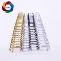 China 2 To 1 Spiral Binding Wire 1.4mm Twin Ring Pantone Double Notebook Spring Binder for sale