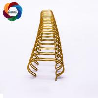 China School 0.8mm 0.7mm Double Loop Wire Metal Nylon Binding Coil Calendar for sale