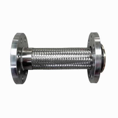 China Flanged Stainless Steel Flexible Hose Soft Connection Hose 3-12mm Thickness for sale