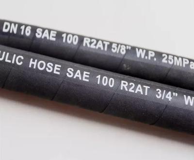 China Winding Concrete Pump Excavator Hydraulic Rubber Hose 45MPA for sale
