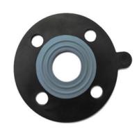 China Valve Rubber  Gasket Corrosion Resistant Rubber PTFE Composite Diaphragm for sale