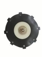 China Customized Black Solenoid Valve Diaphragm for Good Sealing and Wide Operating Temperature Range for sale