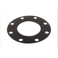 China Smooth Surface Rubber Flange Gasket With High Heat Resistance 300% Elongation for sale