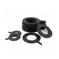China 1/16 Inch Thickness Rubber Flange Gasket with Excellent Chemical Resistance and Flange for sale
