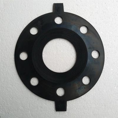 China Excellent Alkali Resistance Flange Rubber Gasket for Industrial Sealing Needs 1/16 Inch Thickness for sale