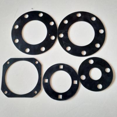 China 70 Shore A Hardness Rubber Flange Gasket With 25% Compression Set And Various Sizes for sale