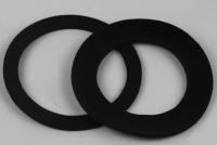 China Rubber Flange Gasket 1/16 Inch Thickness Elastomeric Flange Sealant Long-lasting Oil Resistance for sale