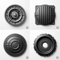 China FKM High Temperature Resistant Valve Rubber Diaphragm 200C Chemical Corrosion Proof Custom Size for sale