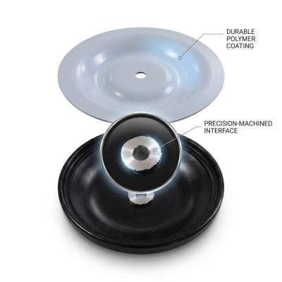 China EPDM Water Treatment Valve Rubber Diaphragm NSF Certified Drinking Water Grade Fabric Reinforced for sale