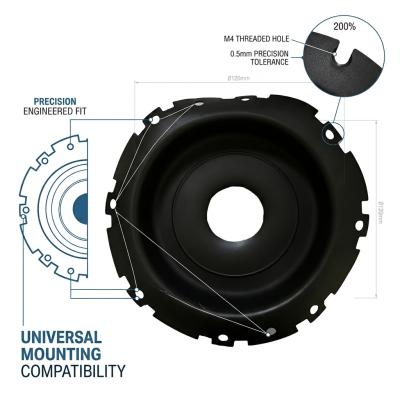 China EPDM Water Treatment Valve Rubber Diaphragm NSF Certified Drinking Water Grade Fabric Reinforced for sale