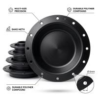 China Natural Rubber NR T24 Brake Chamber Valve Diaphragm 2 Million Cycle Nylon Reinforced Deep Type for sale